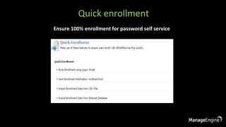 Self-service password management and single sign-on for on-premises AD ...