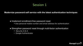 Self-service password management and single sign-on for on-premises AD ...