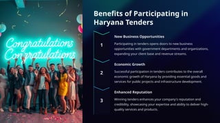"Haryana Tenders: Your Complete Participation Guide" | PPTX | Business ...