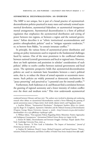 Asymmetrical Decentralization, Representation, and Legitimacy in ...