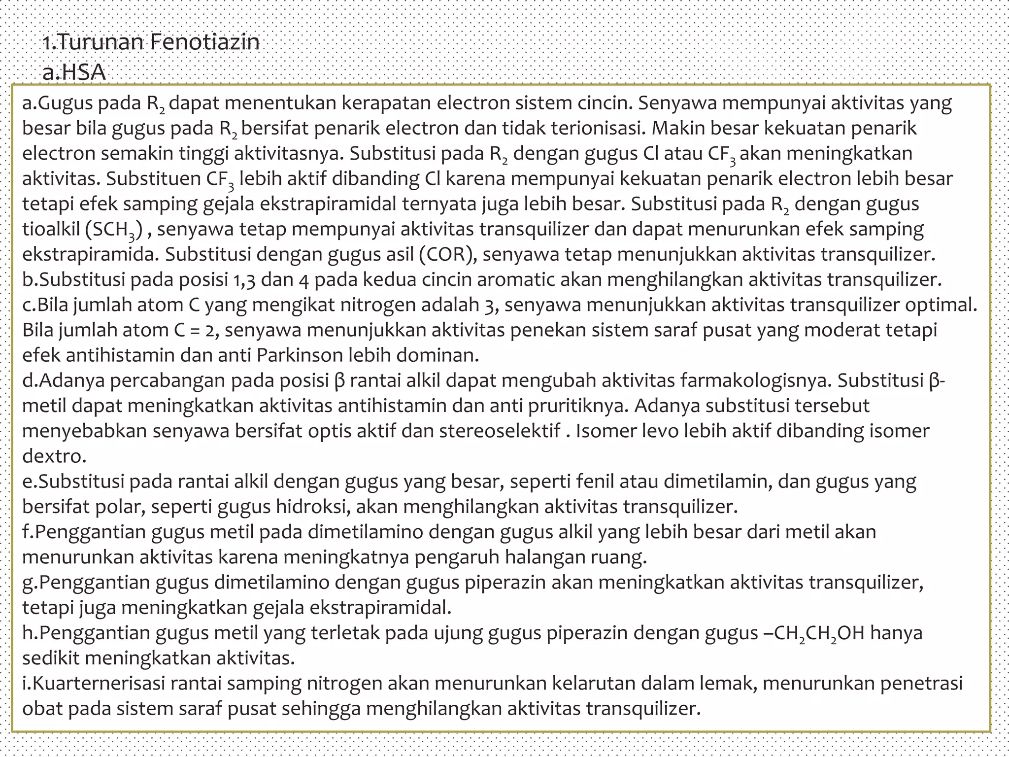 HAS senyawa penekan sistem saraf pusat | PPTX