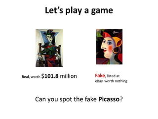 Fake Picassos, Tampered History, and Digital Forgery: Protecting the ...