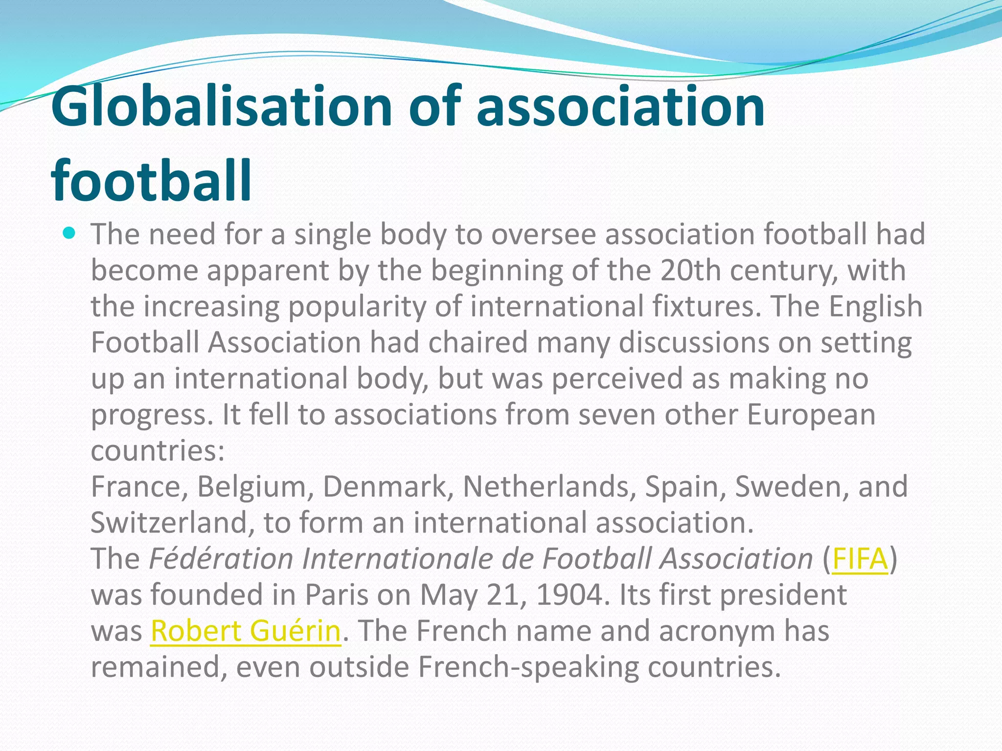 history of football | PPTX