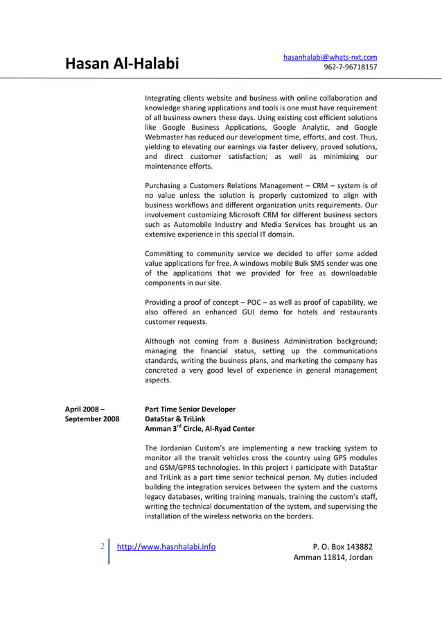 Hasan Halabi Resume | PDF