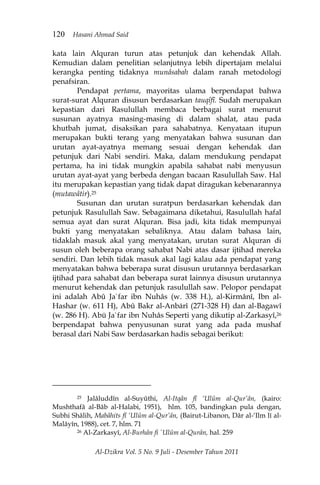 Dr. Hasani Ahmad Said, Diskursus Munasabah al-Quran; menyoal ...