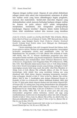 Dr. Hasani Ahmad Said, Diskursus Munasabah al-Quran; menyoal ...
