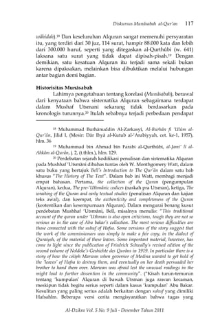 Dr. Hasani Ahmad Said, Diskursus Munasabah al-Quran; menyoal ...