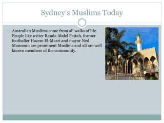 Sydney Muslim Community | PPT
