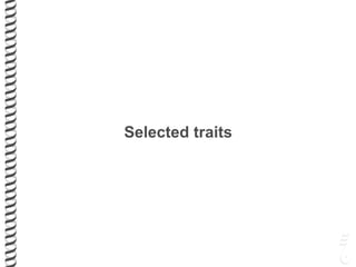 Cat signatures of selection | PPT