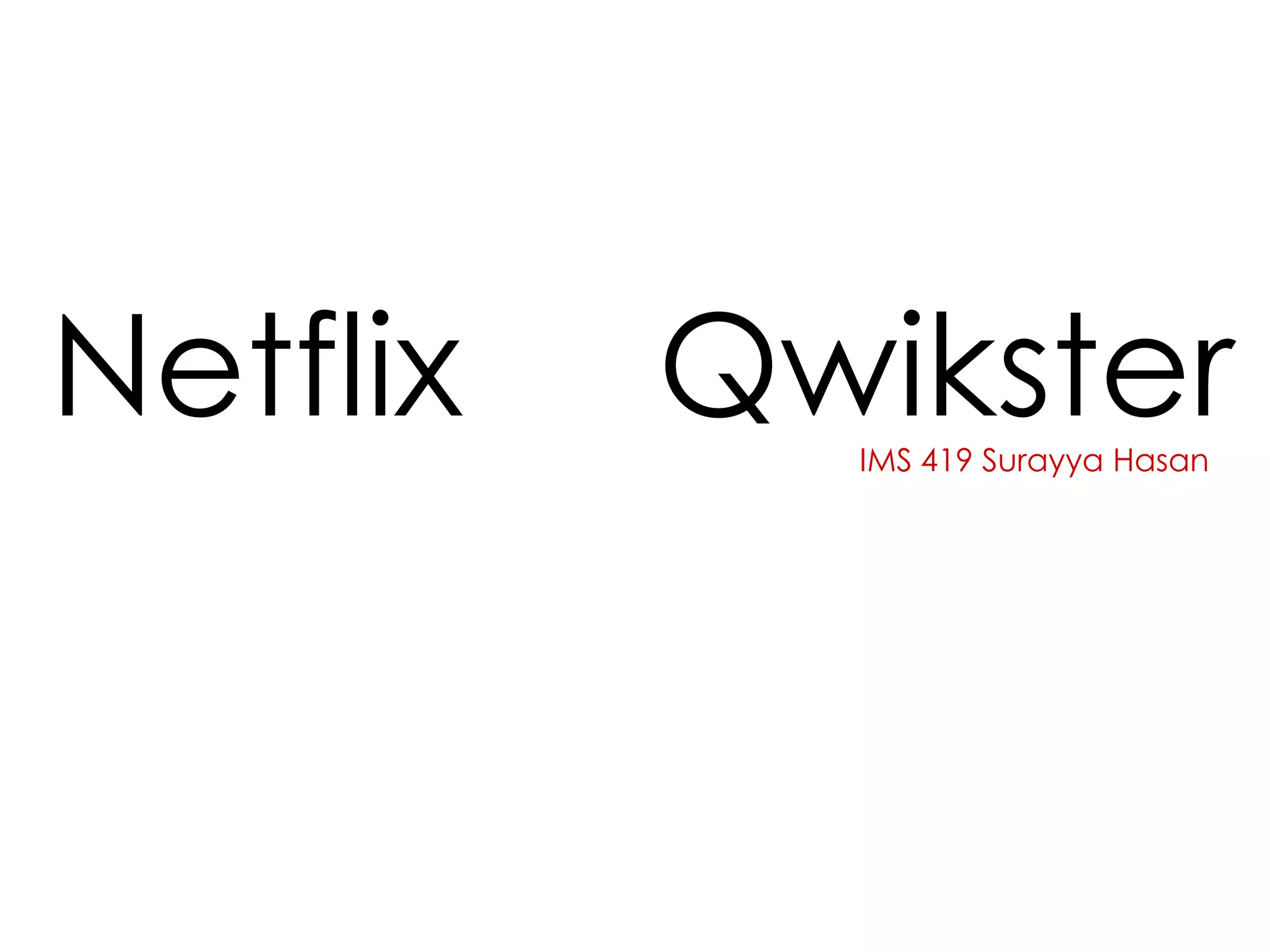Why Netflix failed with Qwikster | PPTX