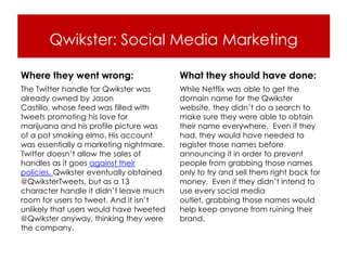 Why Netflix failed with Qwikster | PPTX