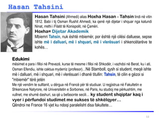 Hasan tahsini 100 vjet pavaresi | PPT