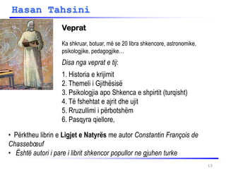 Hasan tahsini 100 vjet pavaresi | PPT