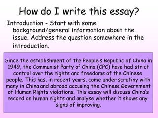 China - Human Rights Revision | PPT