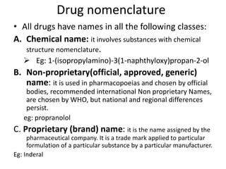INTRODUCTION TO PHARMACOLOGY | PPTX