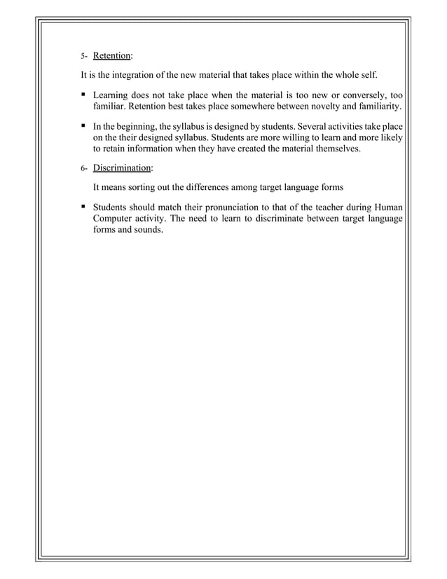 Community Language Learning Notes | PDF