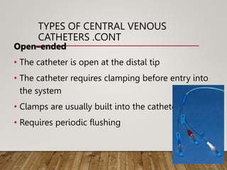 HASEEN central venous catheter and it's monitoring.pptx