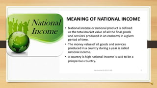 methods to calculate national income | PPTX