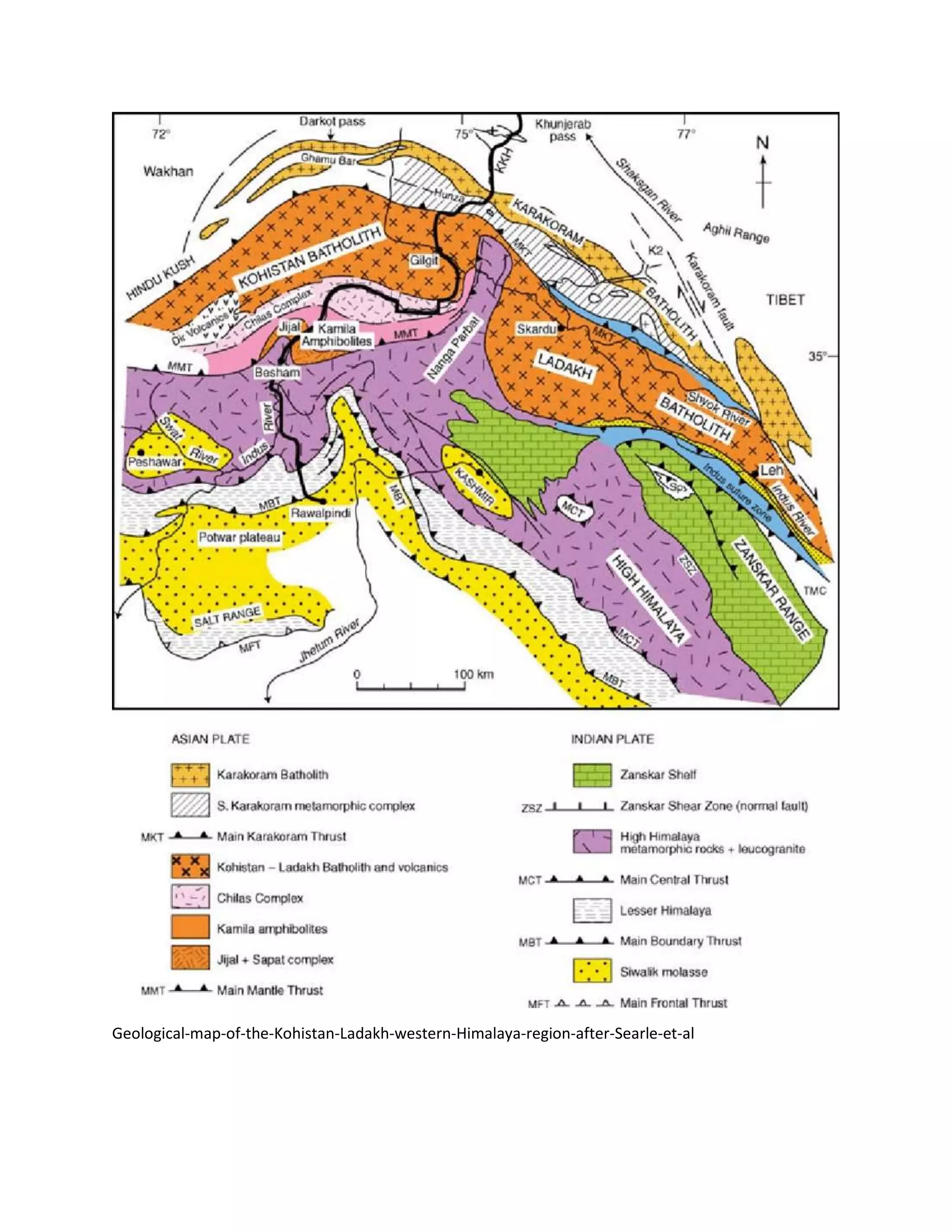 Gilgit And Kohistan Field Report by Haseen azam Department of Geology ...