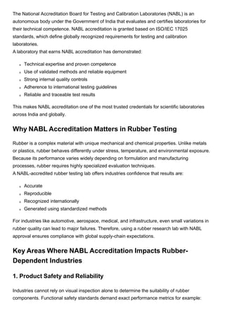 NABL Accreditation for Rubber Testing Labs Explained and Why It Matters ...
