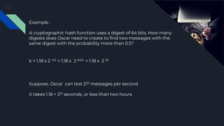 Random Oracle Model & Hashing - Cryptography & Network Security | PPTX | Information and Network ...