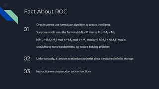 Random Oracle Model & Hashing - Cryptography & Network Security | PPTX | Information and Network ...