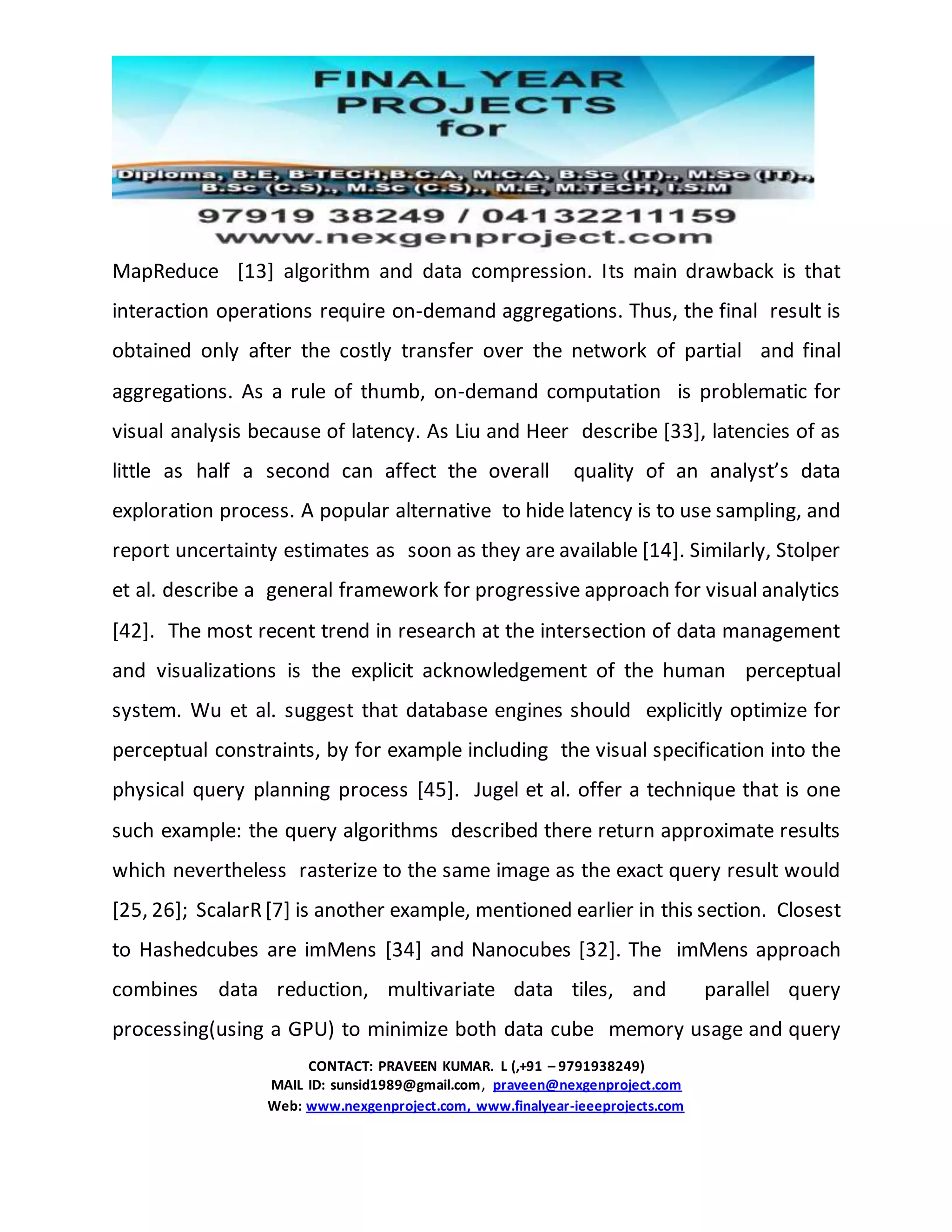Hashedcubes simple, low memory, real time visual | PDF
