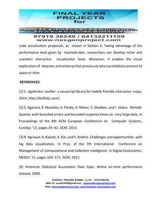 Hashedcubes simple, low memory, real time visual | PDF