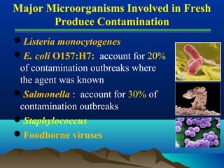 Agricultural Water as a Potential Source of Bacterial Contamination to ...