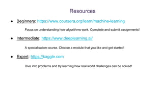 Machine Learning and Artificial Intelligence Introduction for Beginners ...