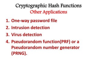 Hash Function | PPTX