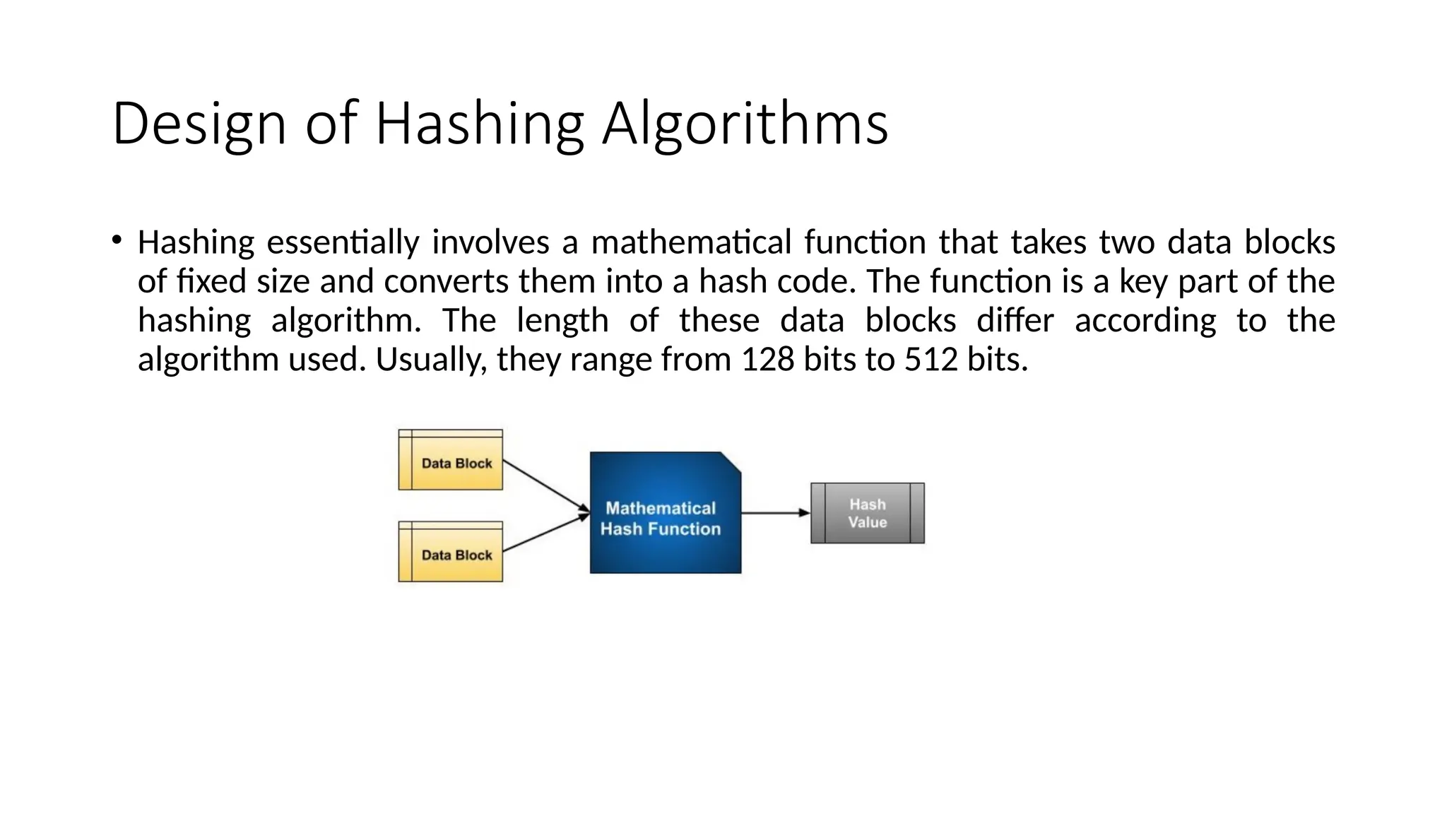 Hash Functions from Information Security | PPTX
