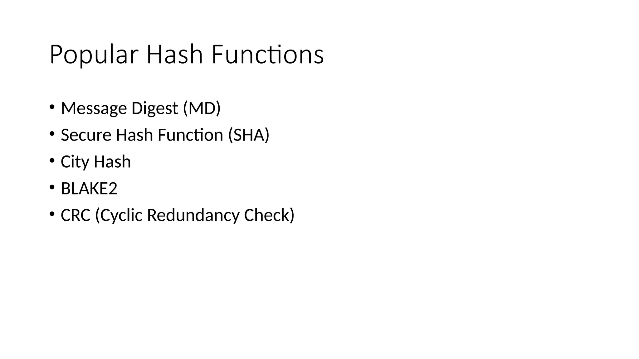 Hash Functions from Information Security | PPTX | Programming Languages ...