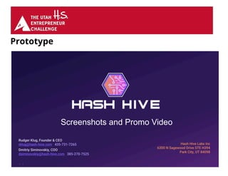 Hash Hive Labs Inc. | PPT