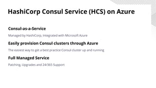 Moving to a Microservice World: Leveraging Consul on Azure | PPT