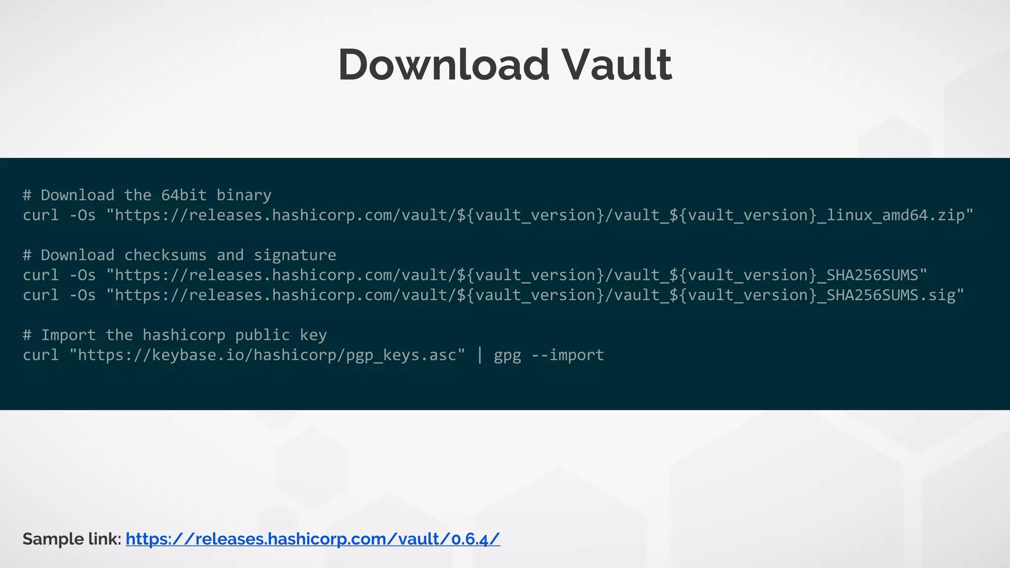 HashiCorp's Vault - The Examples | PDF