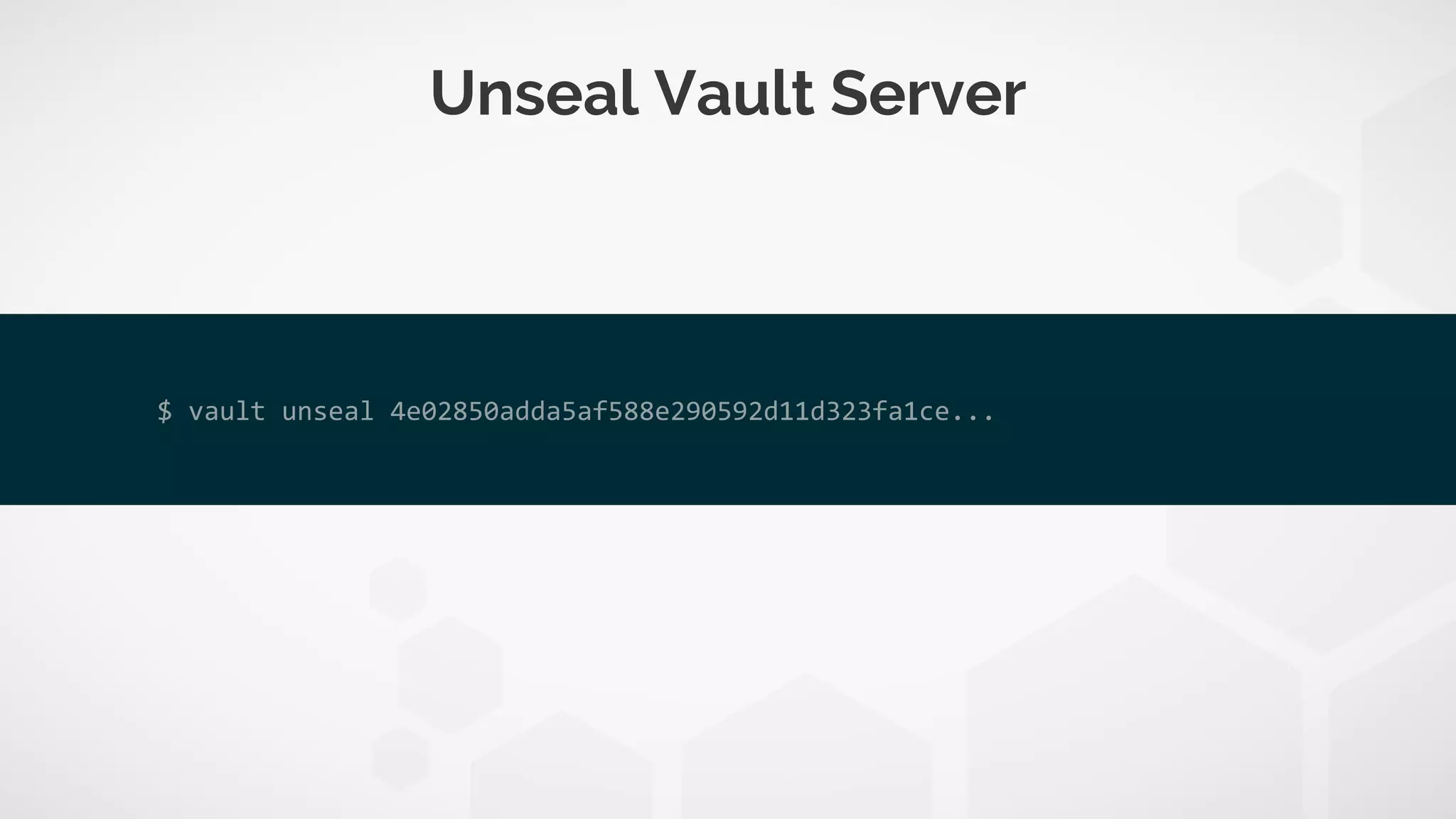 HashiCorp's Vault - The Examples | PDF