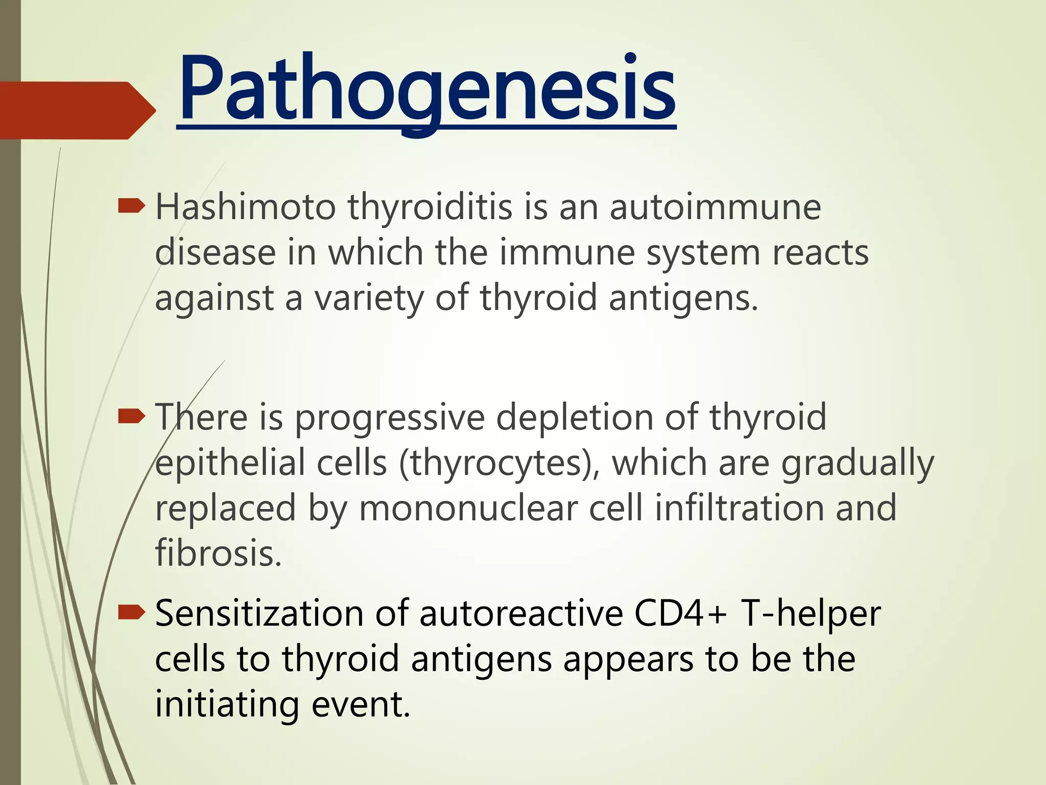 Hashimoto's thyroiditis by aslammatania | PPTX