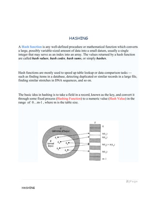 Hashing | PDF