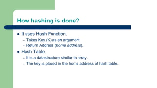 Hashing | PPT