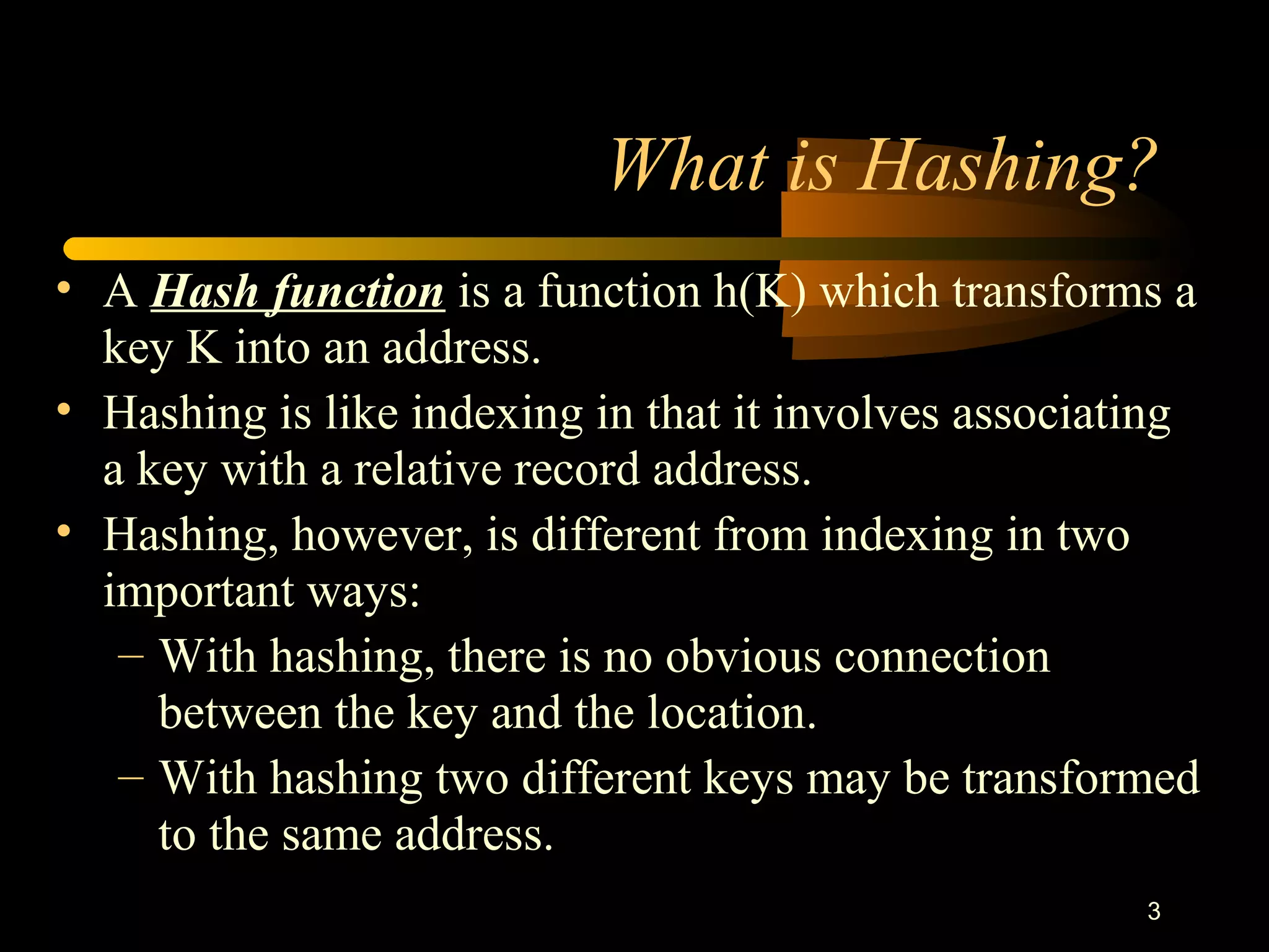 Hashing | PPT