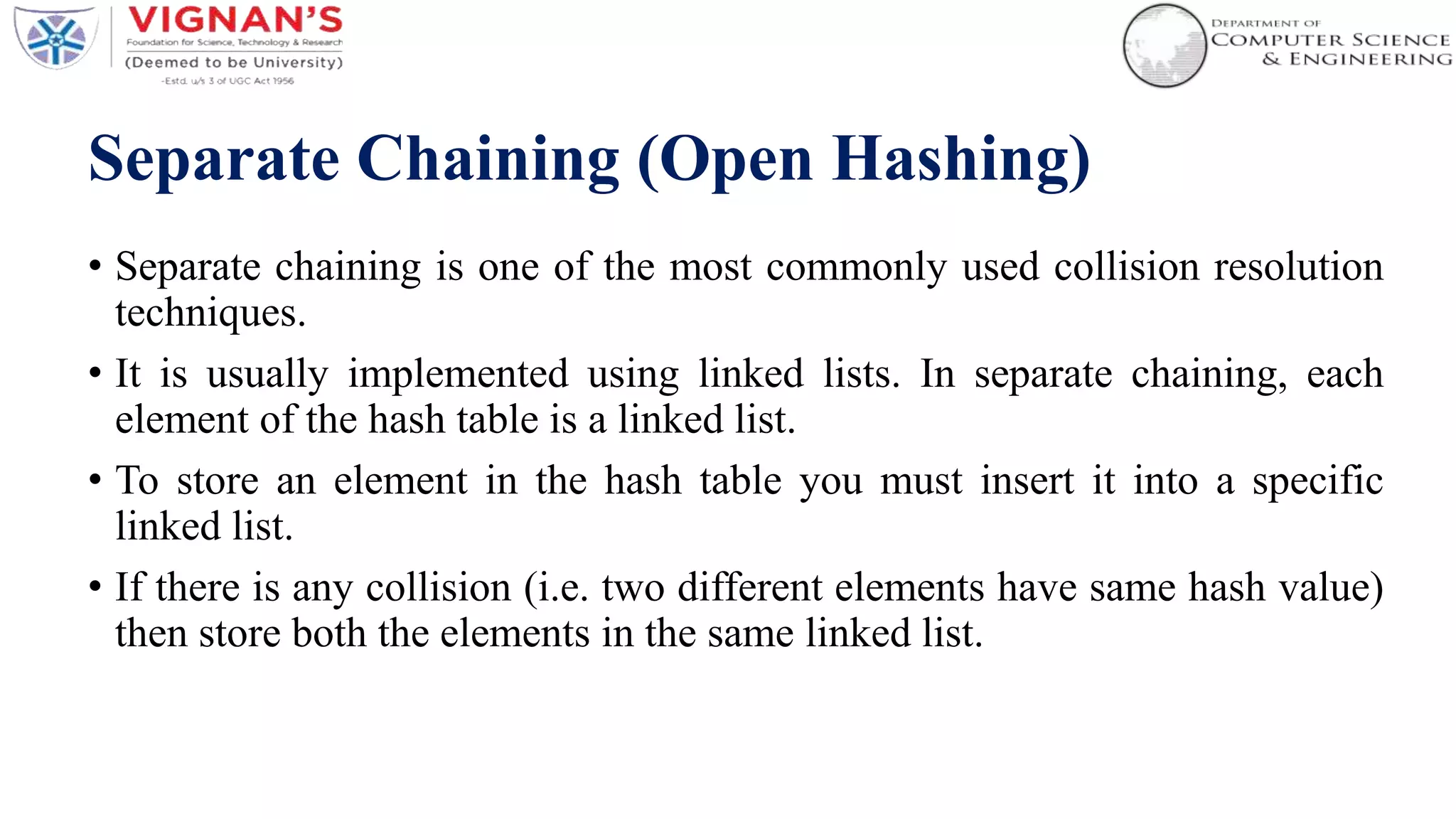 Hashing | PPTX | Databases | Computer Software and Applications Hashing | PPTX | Databases | Computer Software and Applications