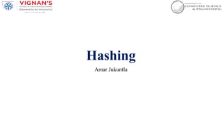 Hashing | PPTX