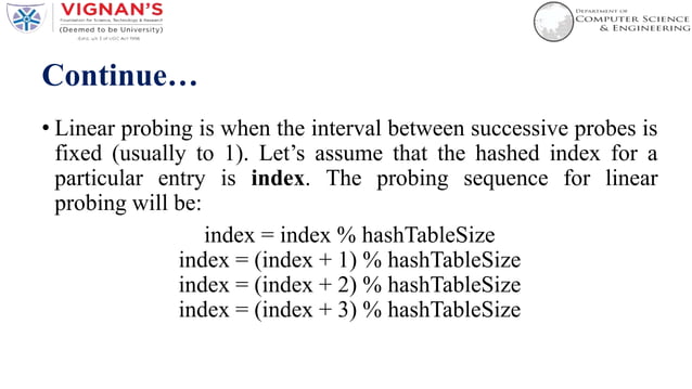 Hashing | PPTX | Databases | Computer Software and Applications