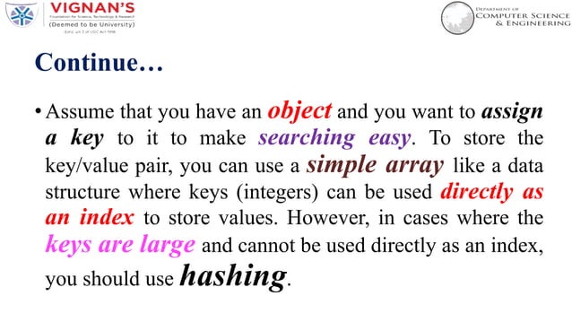 Hashing Pptx Databases Computer Software And Applications 7758