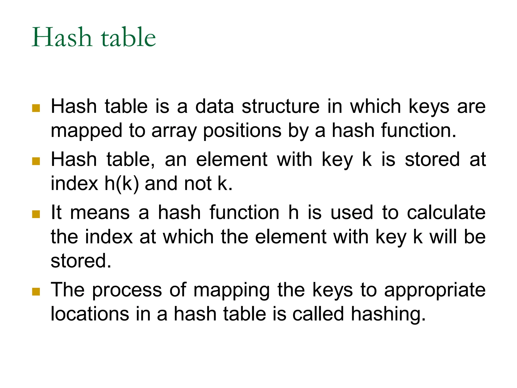Hashing components and its laws 2 types | PDF