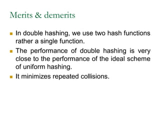 Hashing components and its laws 2 types | PPT