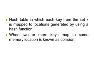 Hashing components and its laws 2 types | PPT