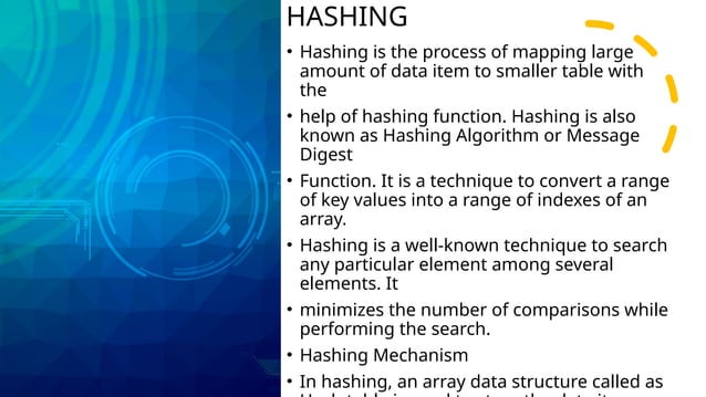 Hashing Introduction , hash functions and techniques | PPTX