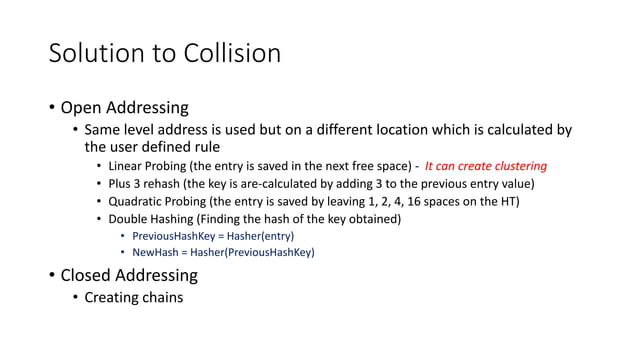 Hashing algorithms and its uses | PPTX | Databases | Computer Software ...